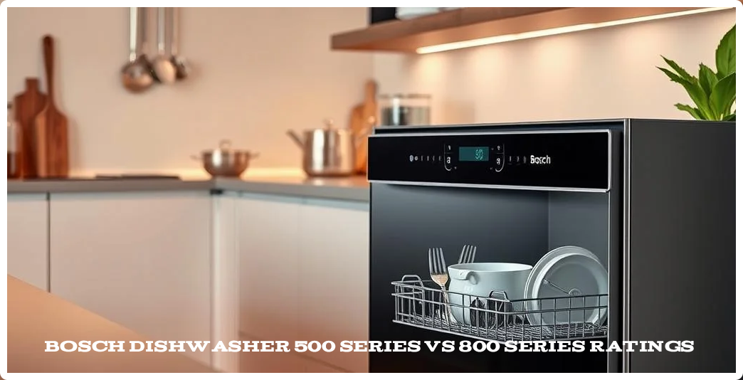 Bosch 500 Vs 800 Dishwasher